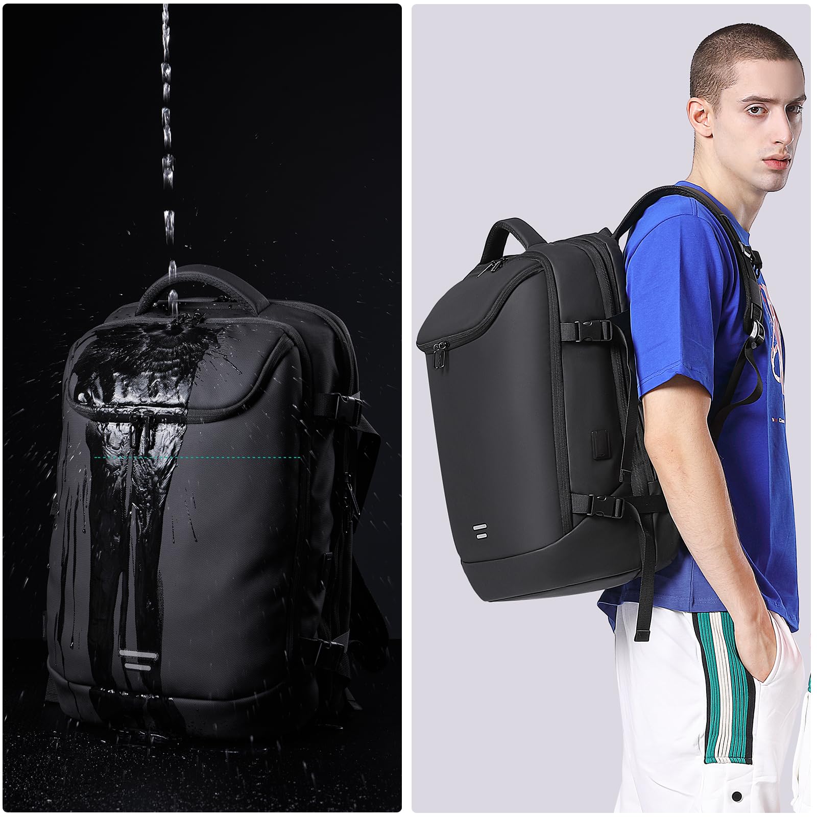 Travel Backpack With Vacuum System Travel Carry On Backpack 50L ...