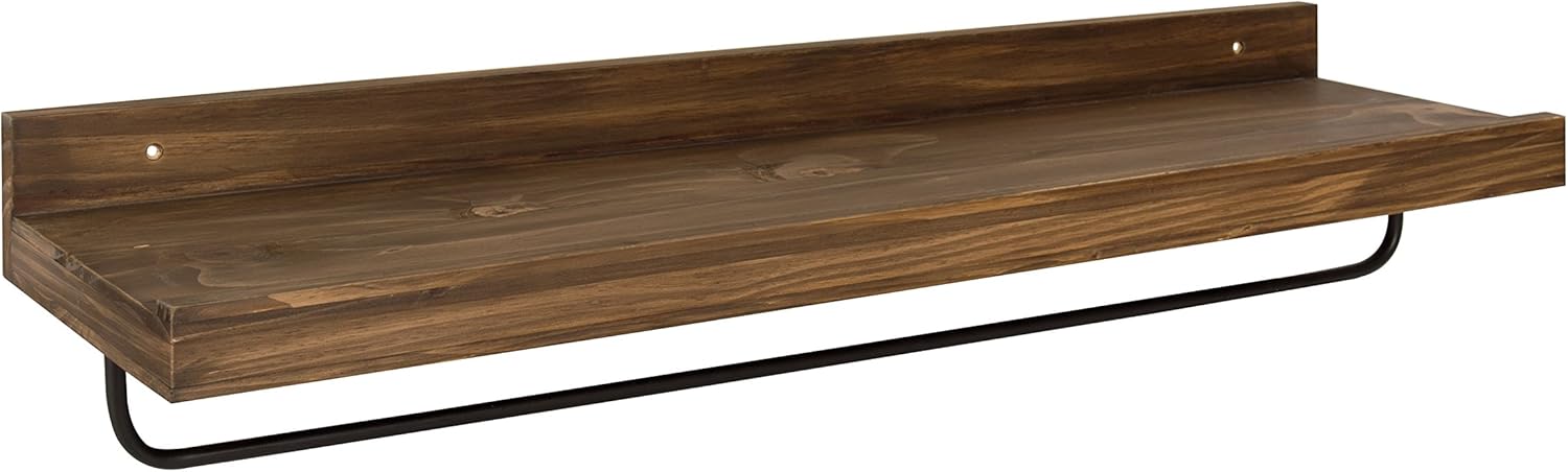 Amazon.com: Kate and Laurel - Torben Multi-Use Floating Wooden Wall ...