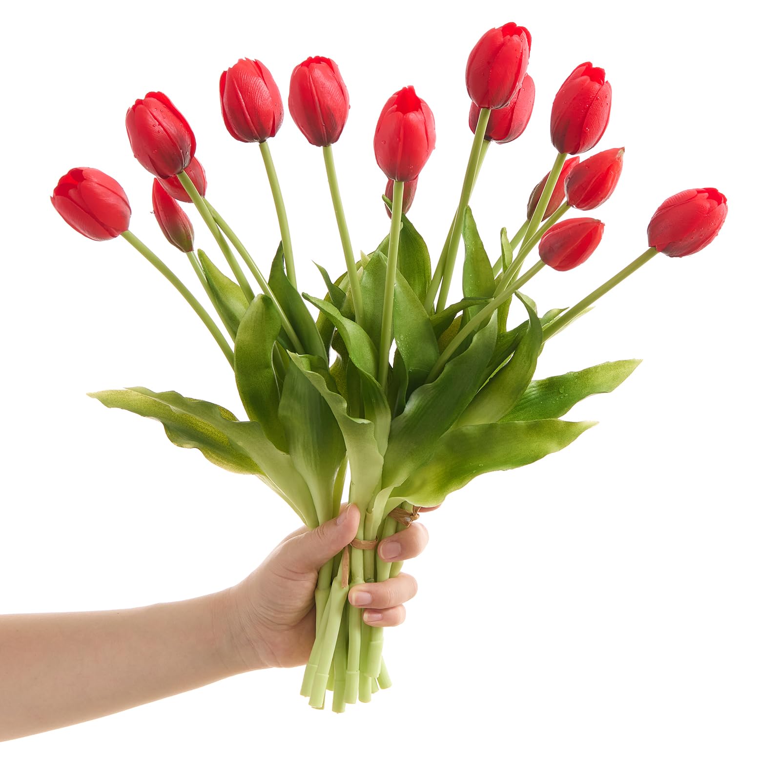 5 Best Red Yellow Tulips | Faux Stems So Real Guests Will Touch