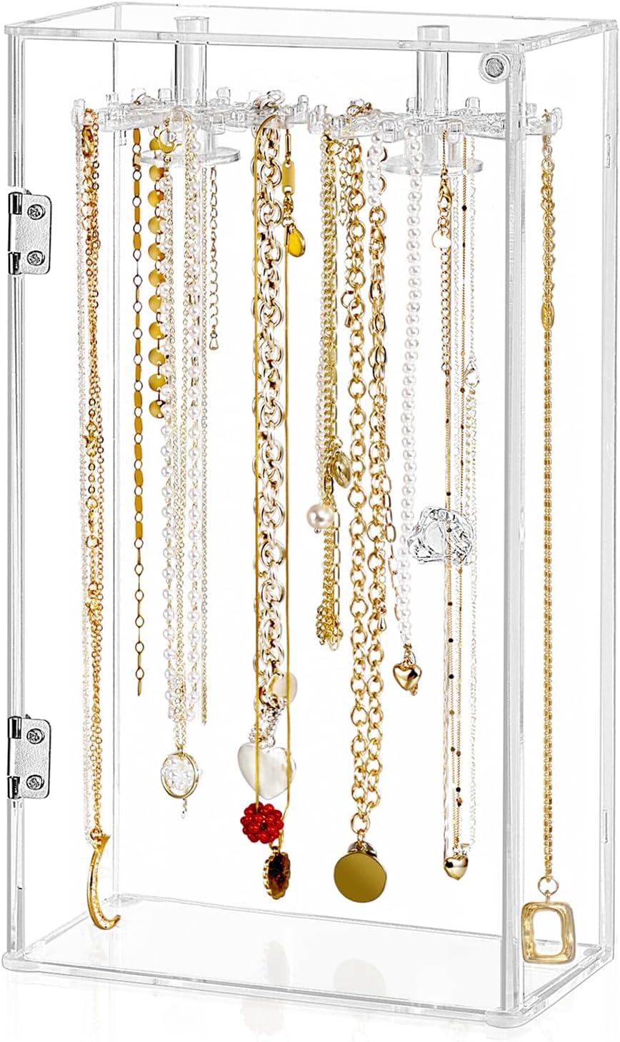 Amazon.com: Stock Your Home Long Necklace Holder with 12 Hooks ...