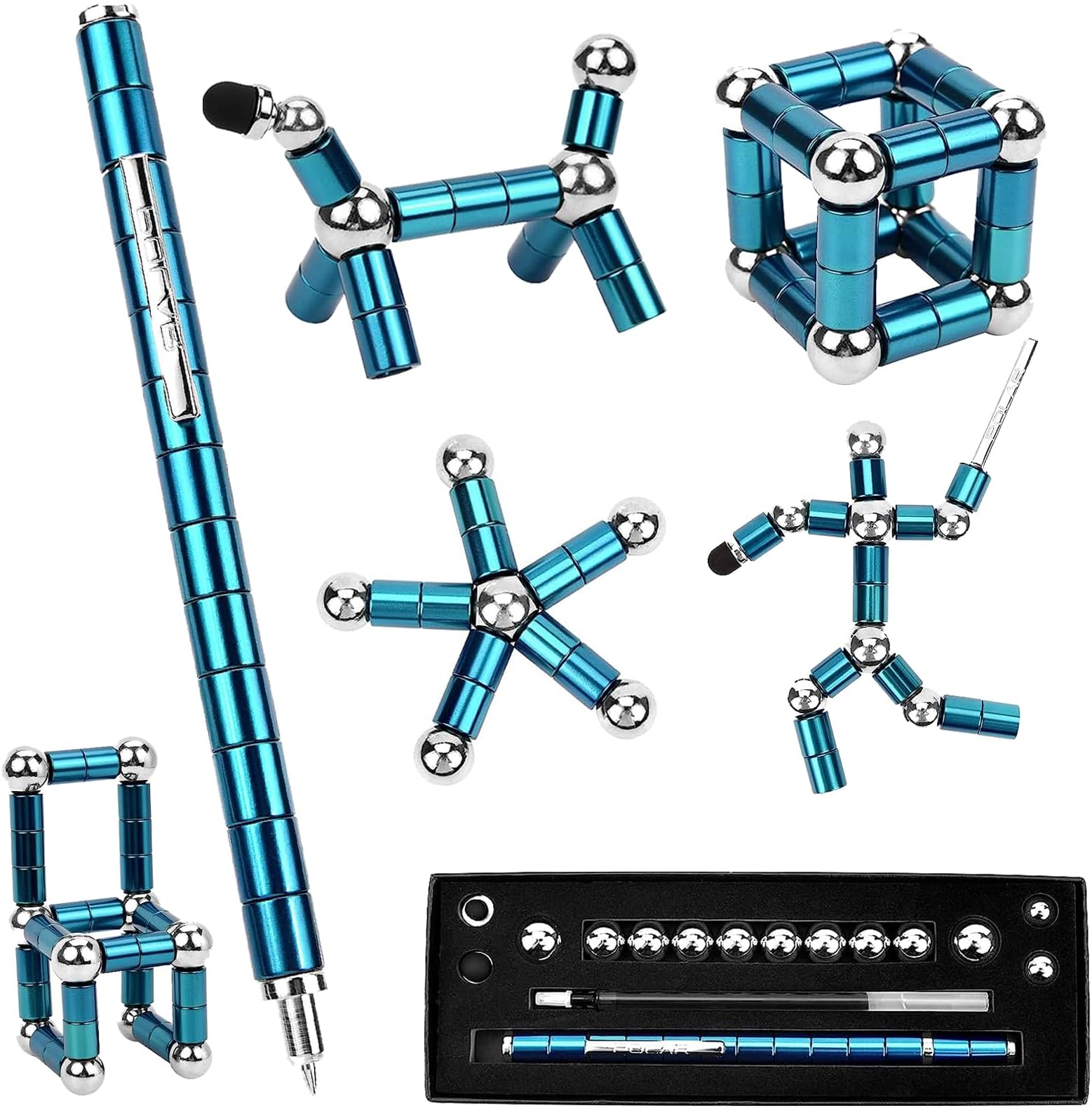 Amazon.com: Lafoxla Fidget Pen Decompression Magnetic Metal Pen, Toy ...