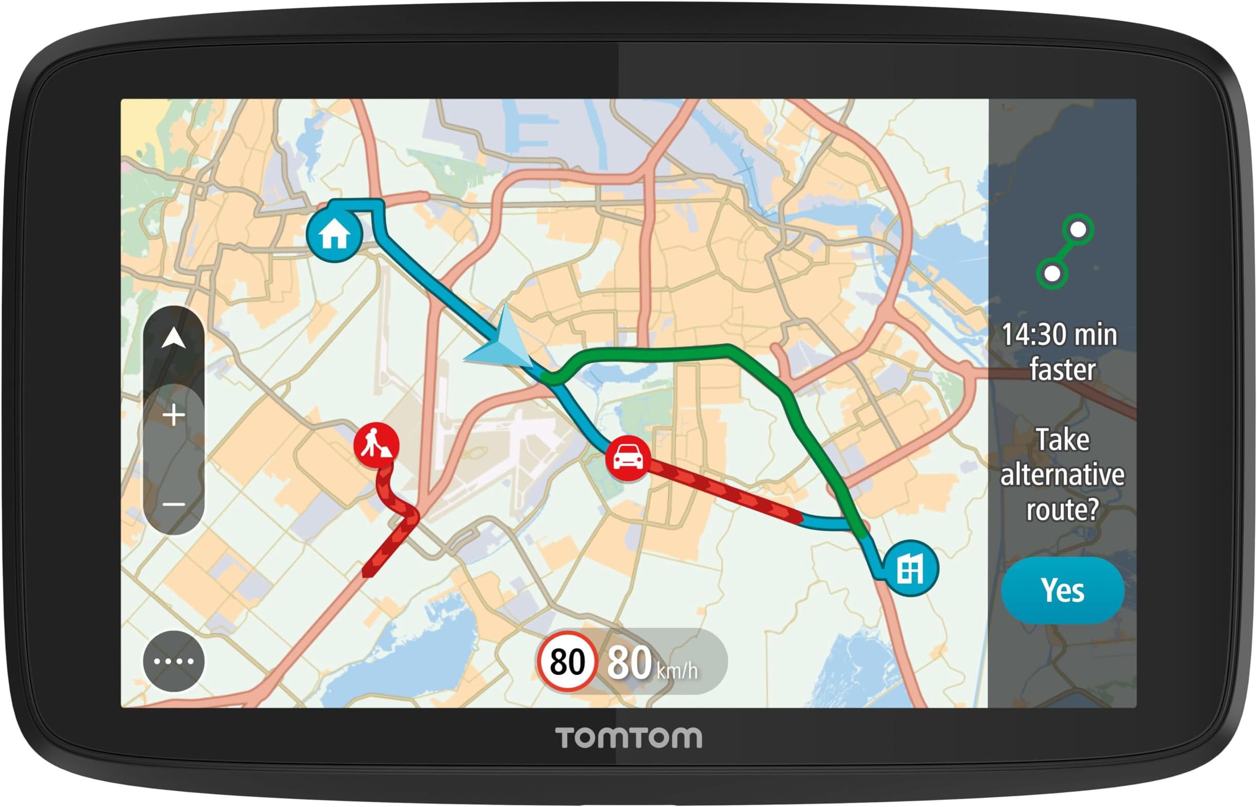 TomTom Car Sat Nav Start 52, 5 Inch with UK and ROI Maps, Speed Cam ...