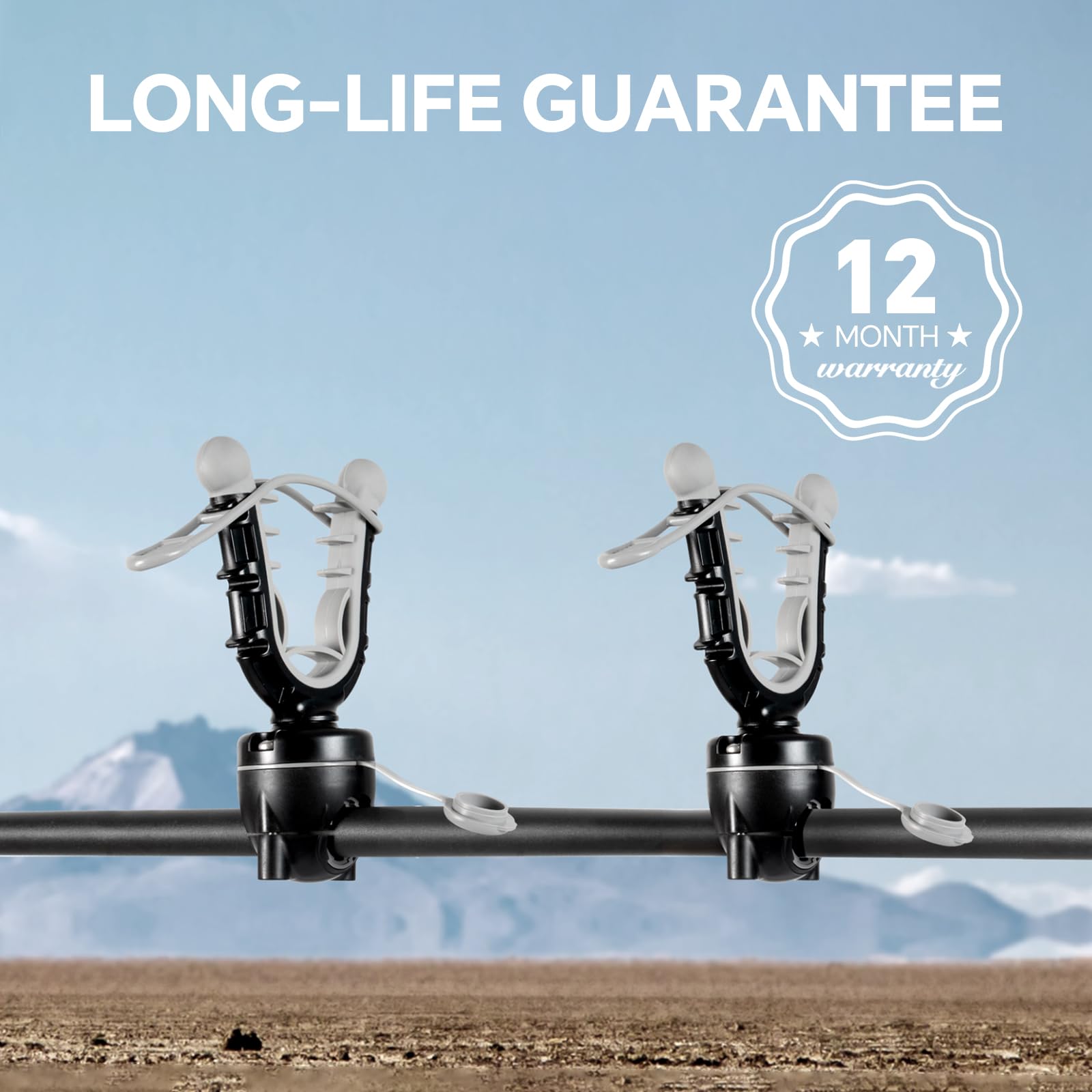 Snapklik.com : ATV Gun Rack 3 Adjustable Levels Clamp-on Gun Mount ...