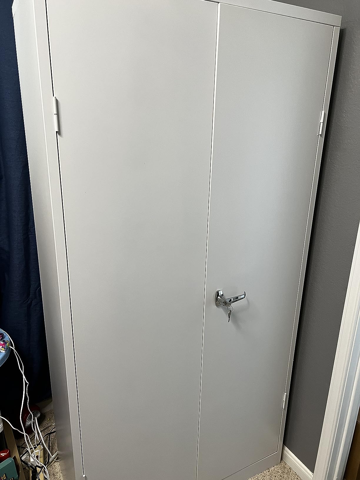Garage Storage Greenvelly Metal Lockable Storage Cabinet, 72\"Locked ...