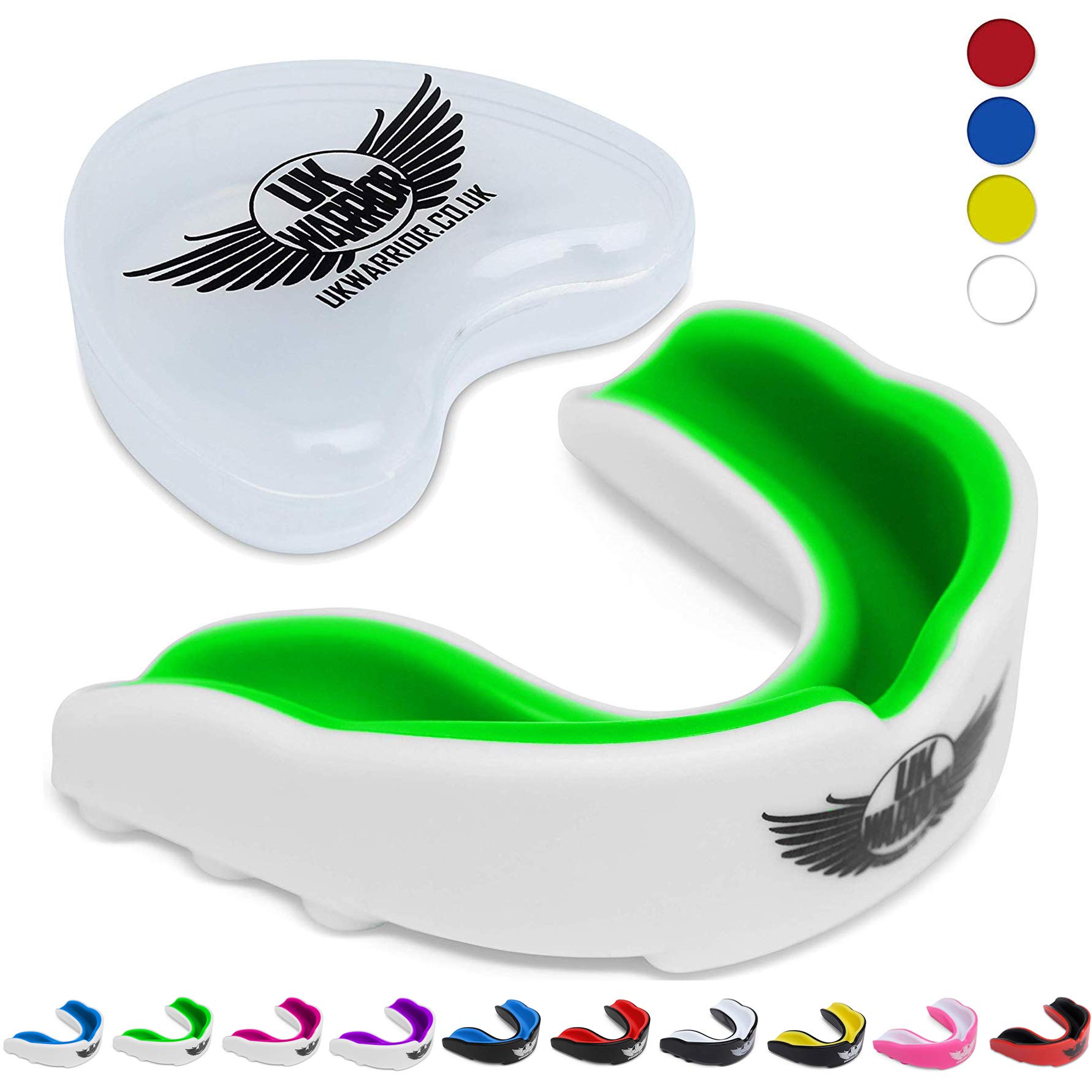 UK Warrior Gum Shield Mouth Guard Gum Guard Gumshield - For Contact ...