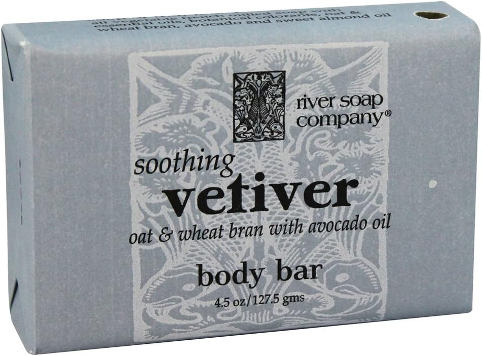 Amazon.com : River Soap Co. Vetiver Soap Triple Milled All Vegetable 4. ...