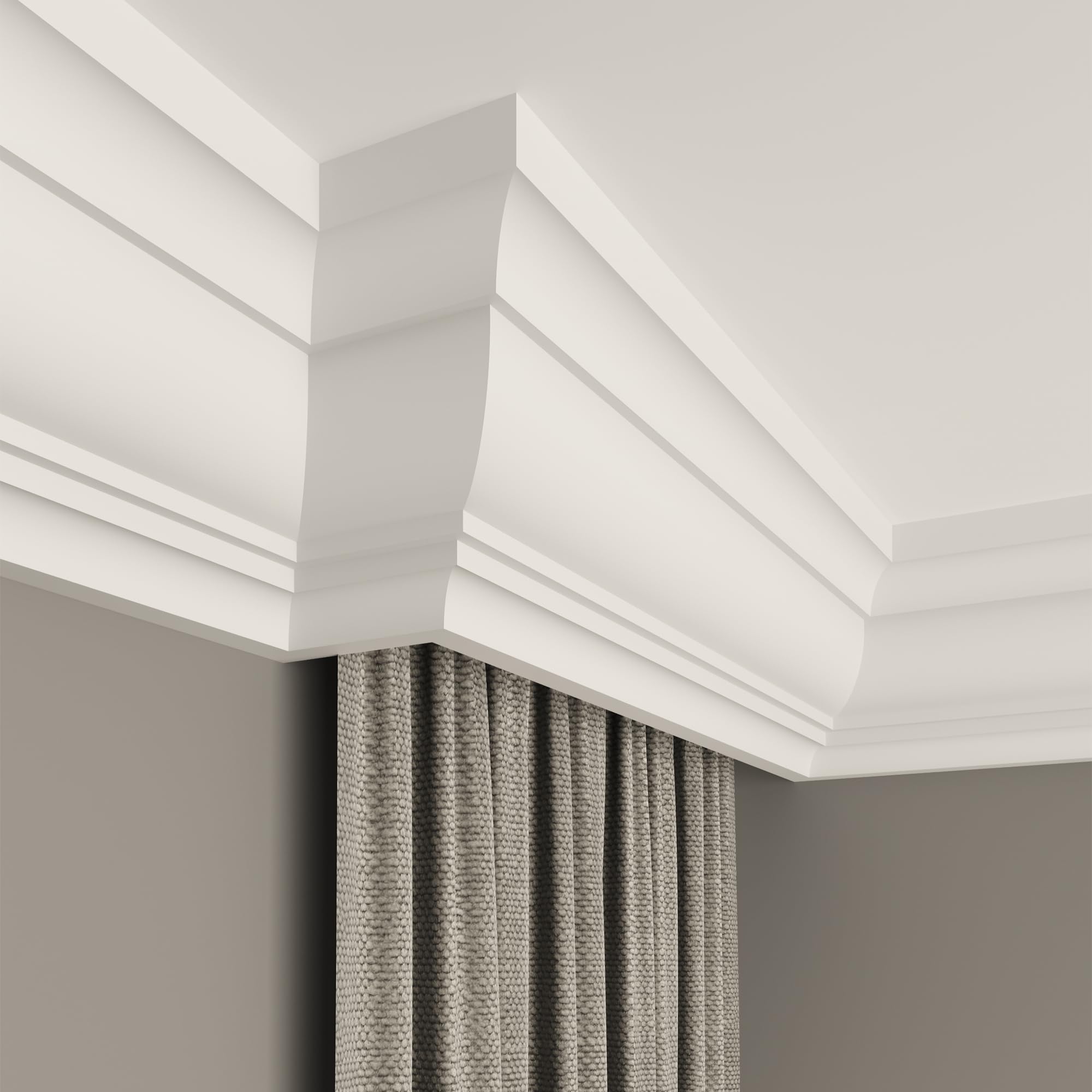 Fast Decor XPS Ceiling Cornice Coving, Premium XPS Moulding Trim ...