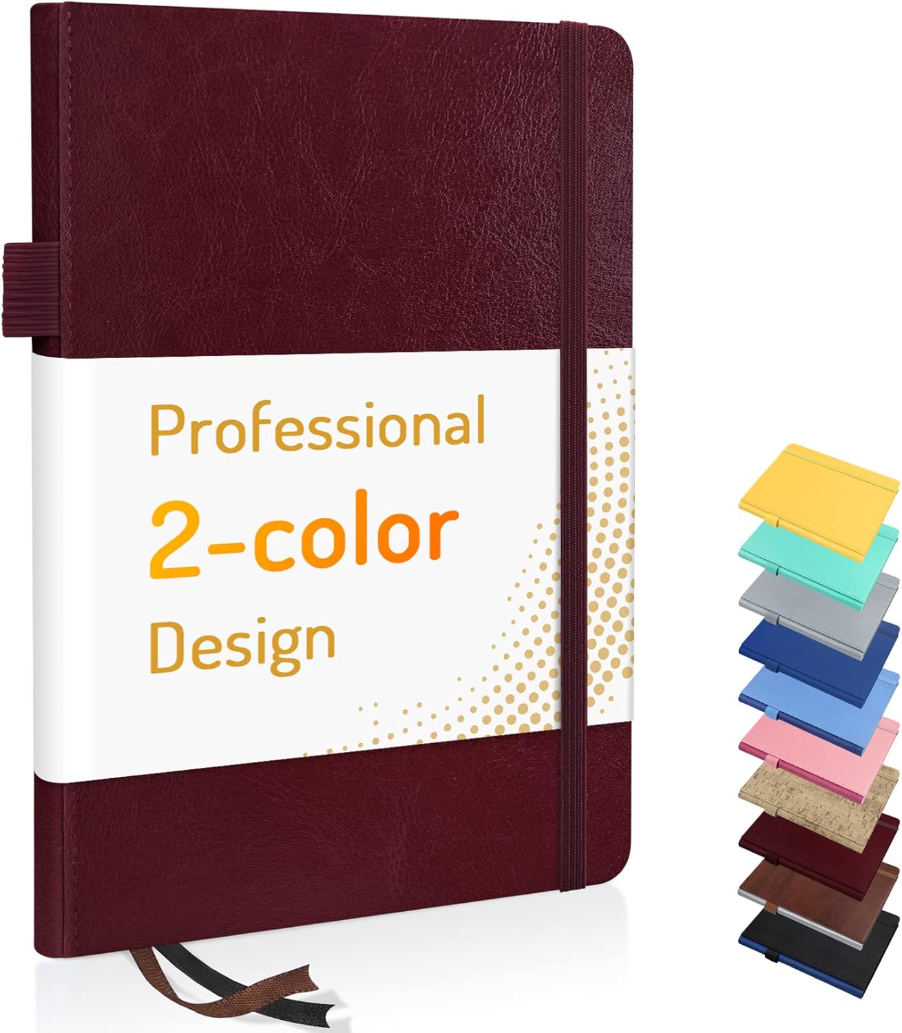 Amazon.com : Forvencer A5 Hardcover Journal Notebook, Dark Brown ...