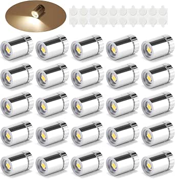 TAYSING - Paquete de 20 focos pequeños que funcionan con pilas, luces ...