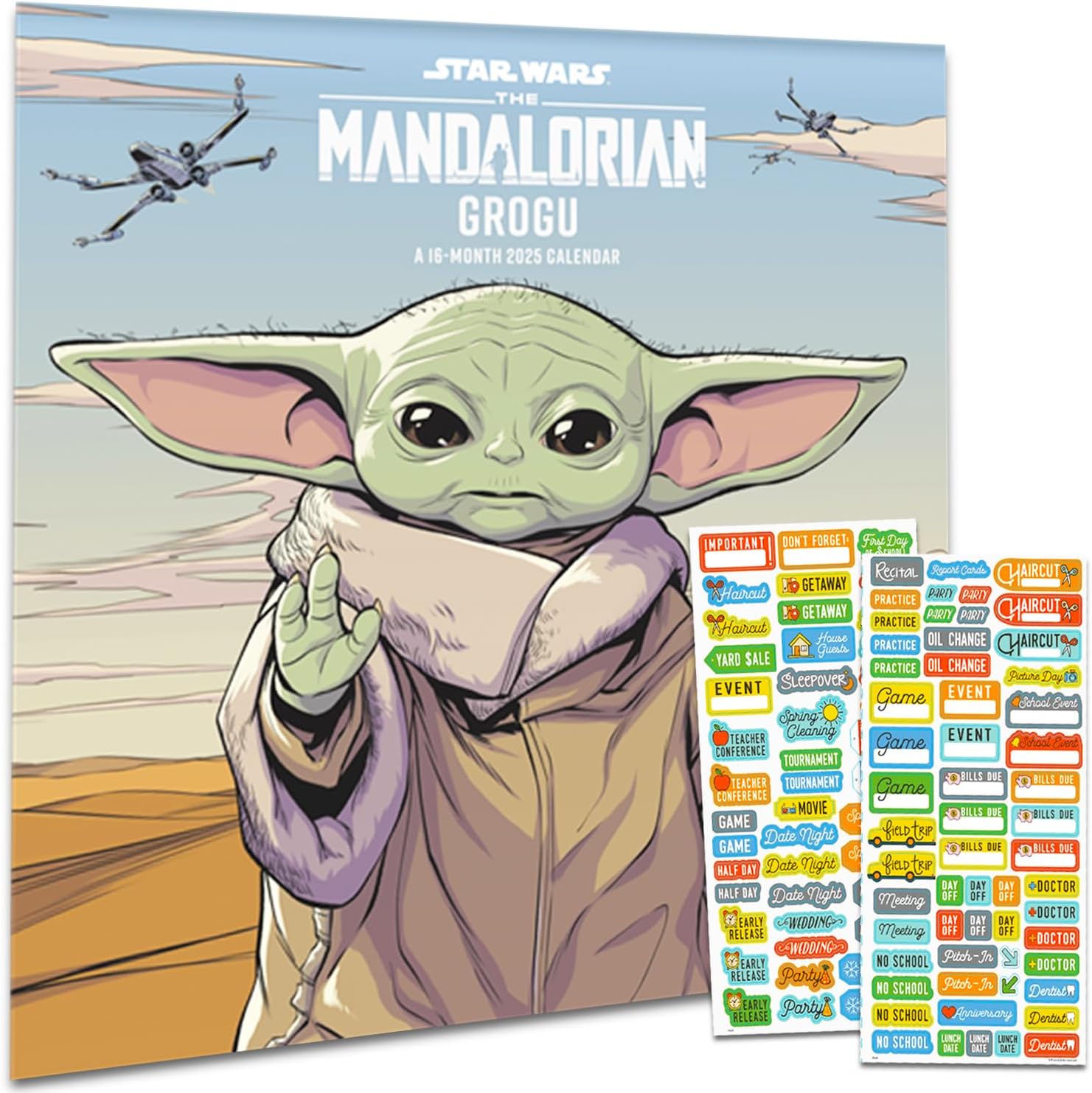 Amazon.com: Star Wars Grogu Calendar 2026 - Deluxe 2026 Mandalorian ...