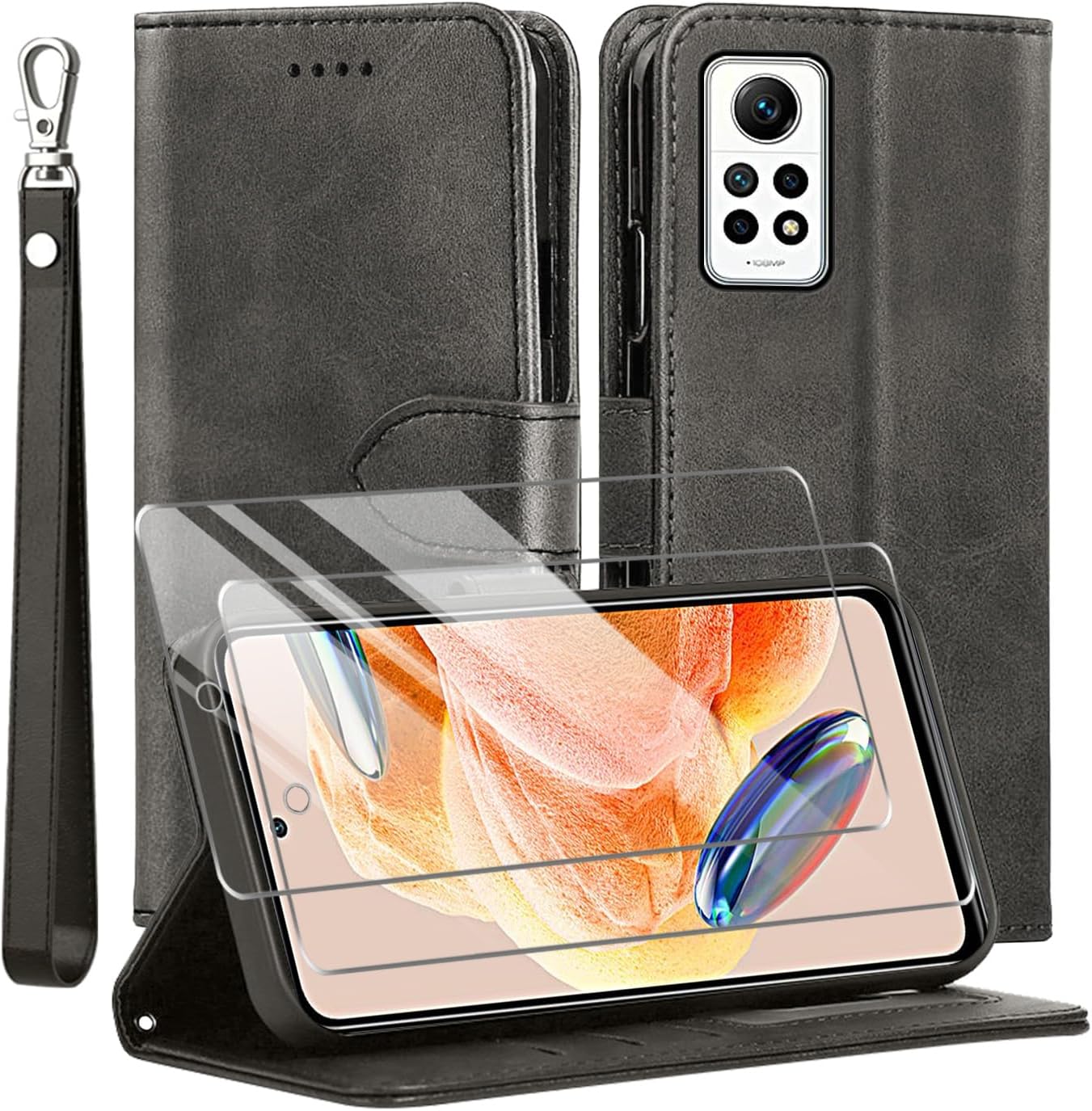 Coque pour Xiaomi Redmi Note 12 Pro 4G,avec Verre trempé Protection ...