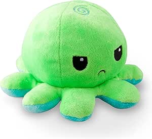 TeeTurtle - The Original Reversible Octopus Plushie - Green + Aqua ...