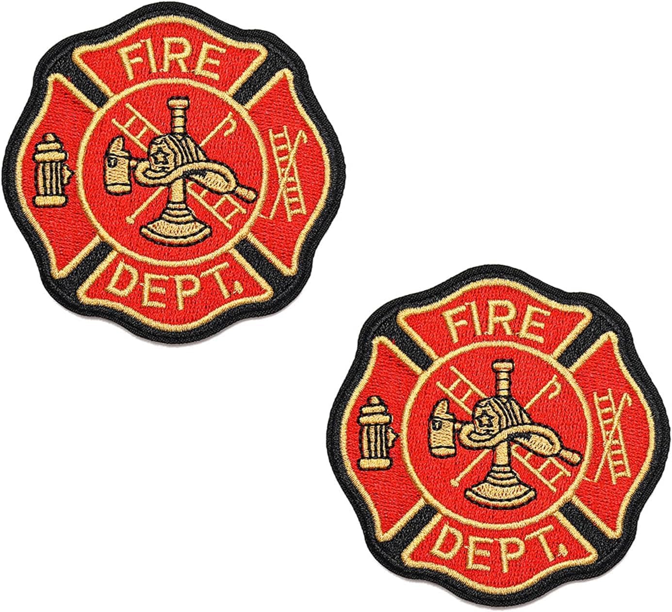 Amazon.com: Rocking Planet US Flag with Firefighter Axe Embroidered ...