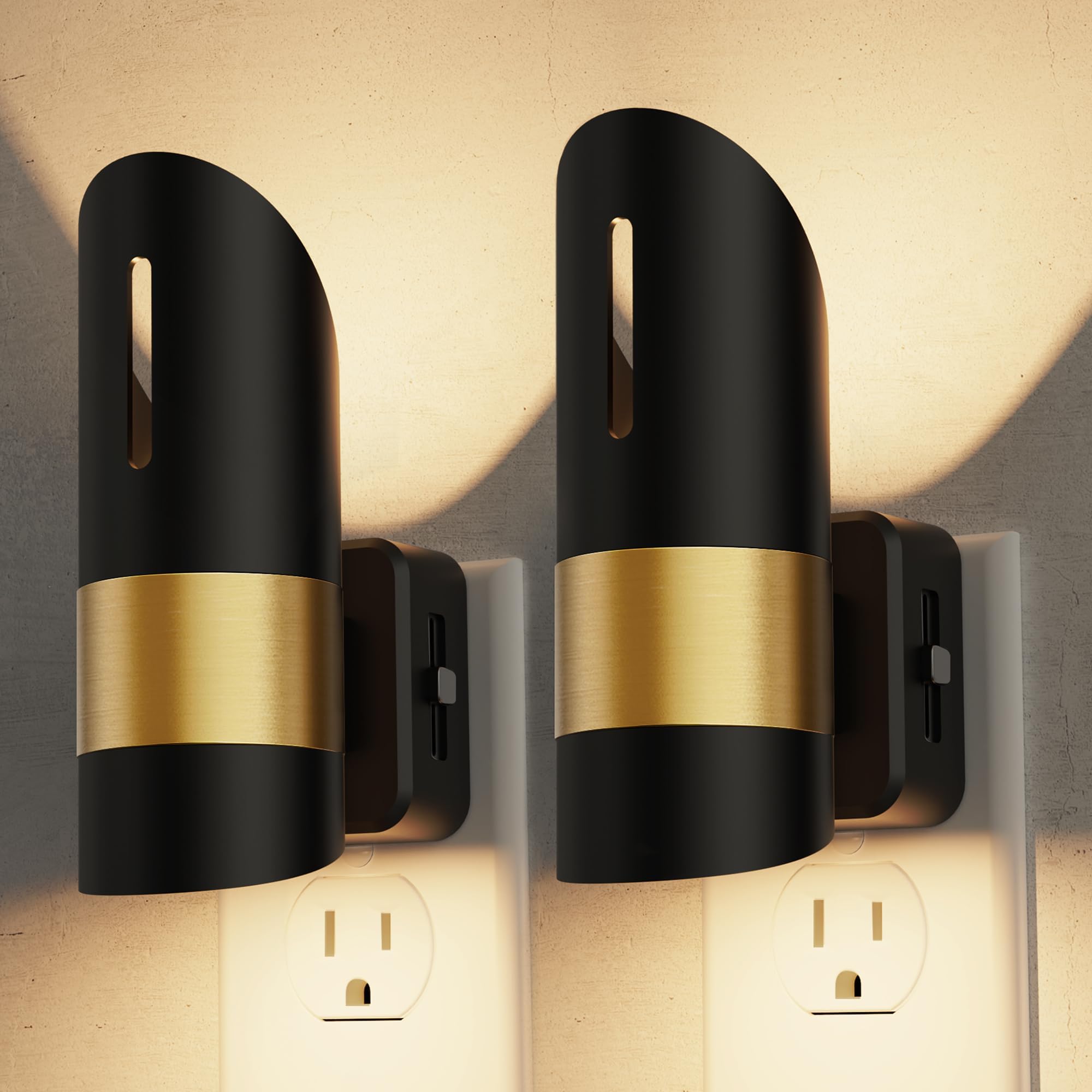 AURAGLOW Plugin GU10 Spotlight Uplighter Wall Sconce Wash Light Plug ...