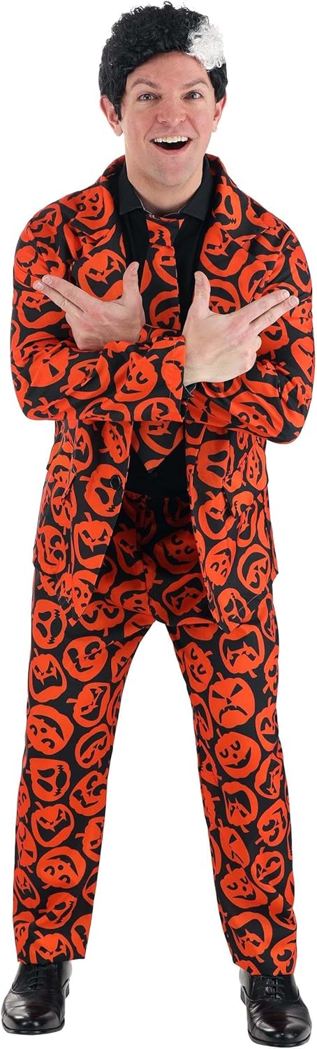 Amazon.com: Fun Costumes Iconic SNL David S. Pumpkins Suit for Adults ...