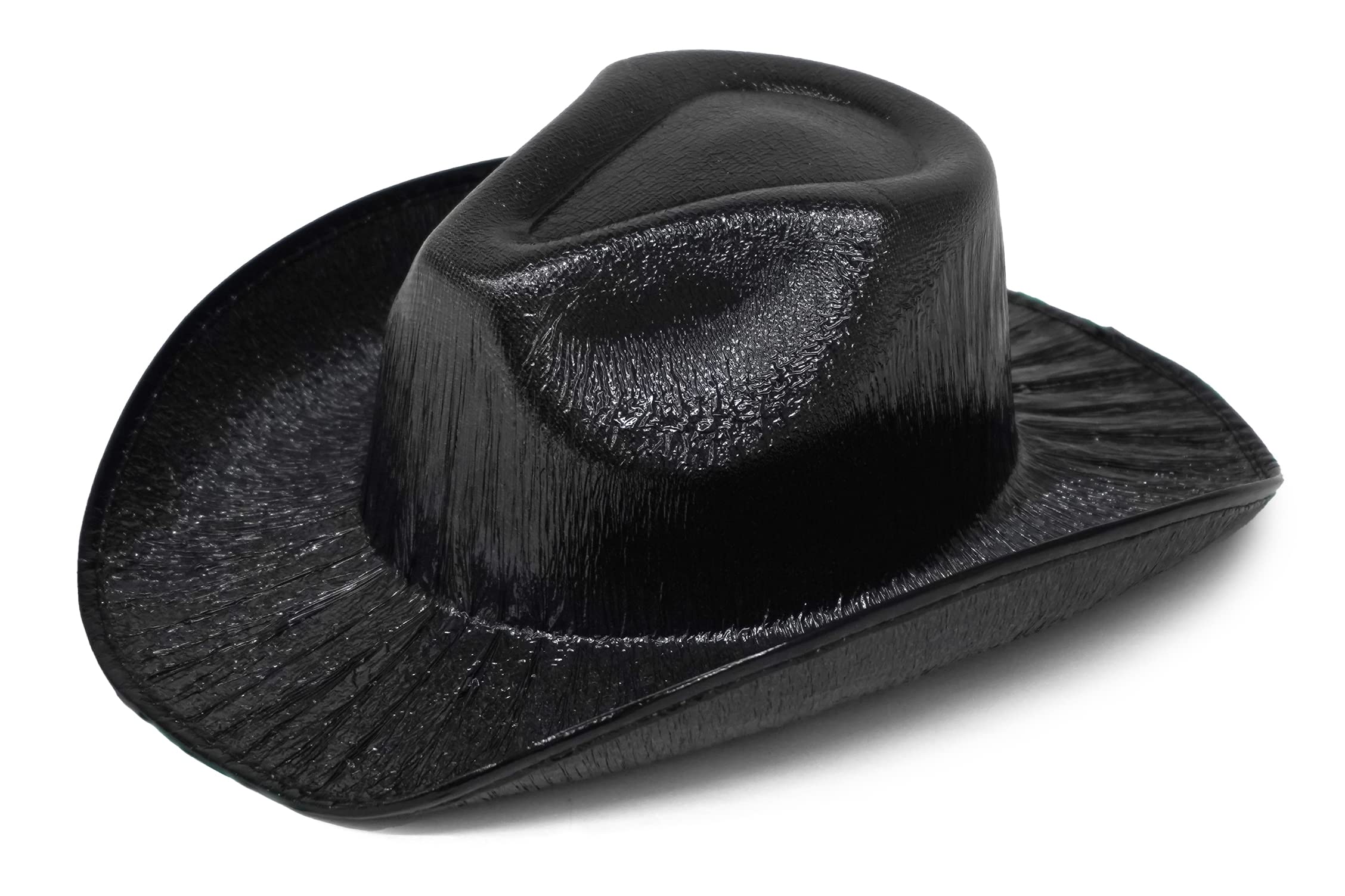 SoJourner Bags Neon Sparkly Glitter Space Cowboy Hat - Fun Metallic ...