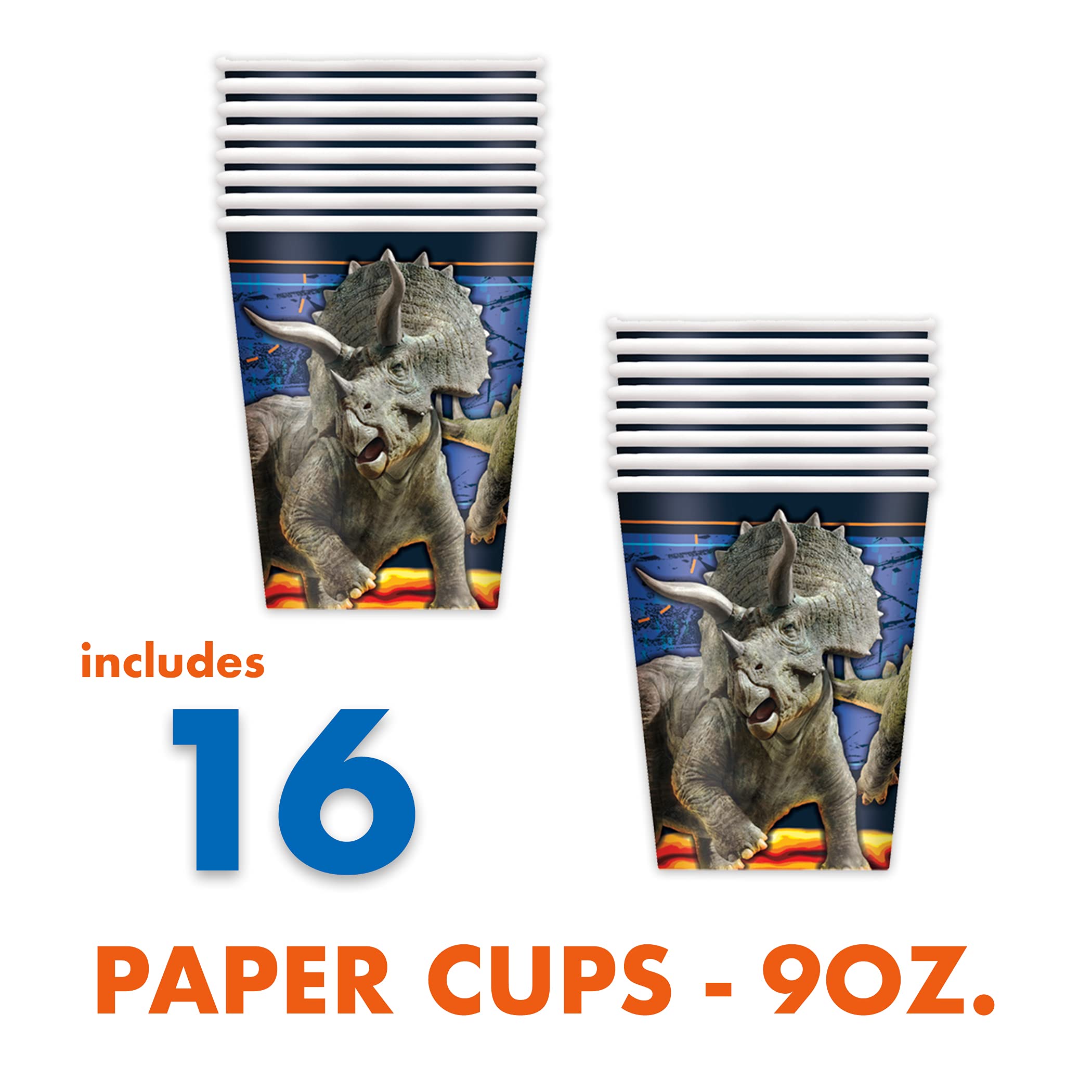 Buy Jurassic World Fallen Kingdom Dinosaur Theme Party Supplies for ...