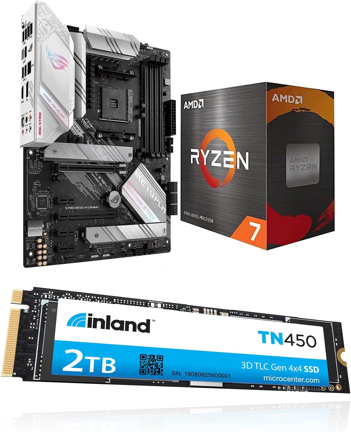 Amazon.com: INLAND Micro Center AMD Ryzen 7 5700X Desktop Processor ...