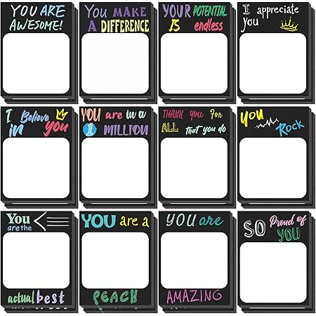 Amazon.com : 24 Pieces Modern Appreciation Sticky Notes 3 x 4 Inch ...