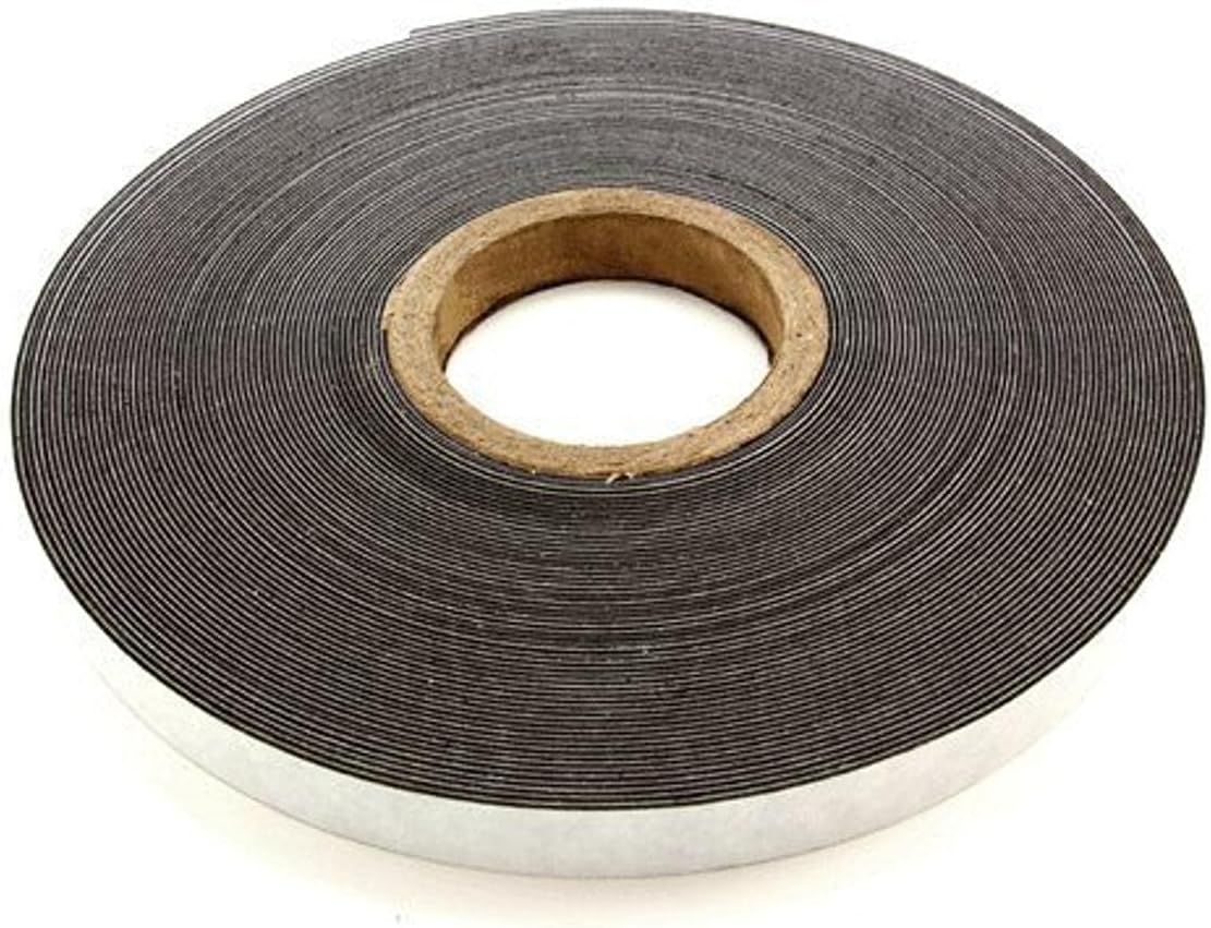 FerroFlex® 20mm Wide Ferrous Strip - 3M Self Adhesive & Gloss White (1 ...