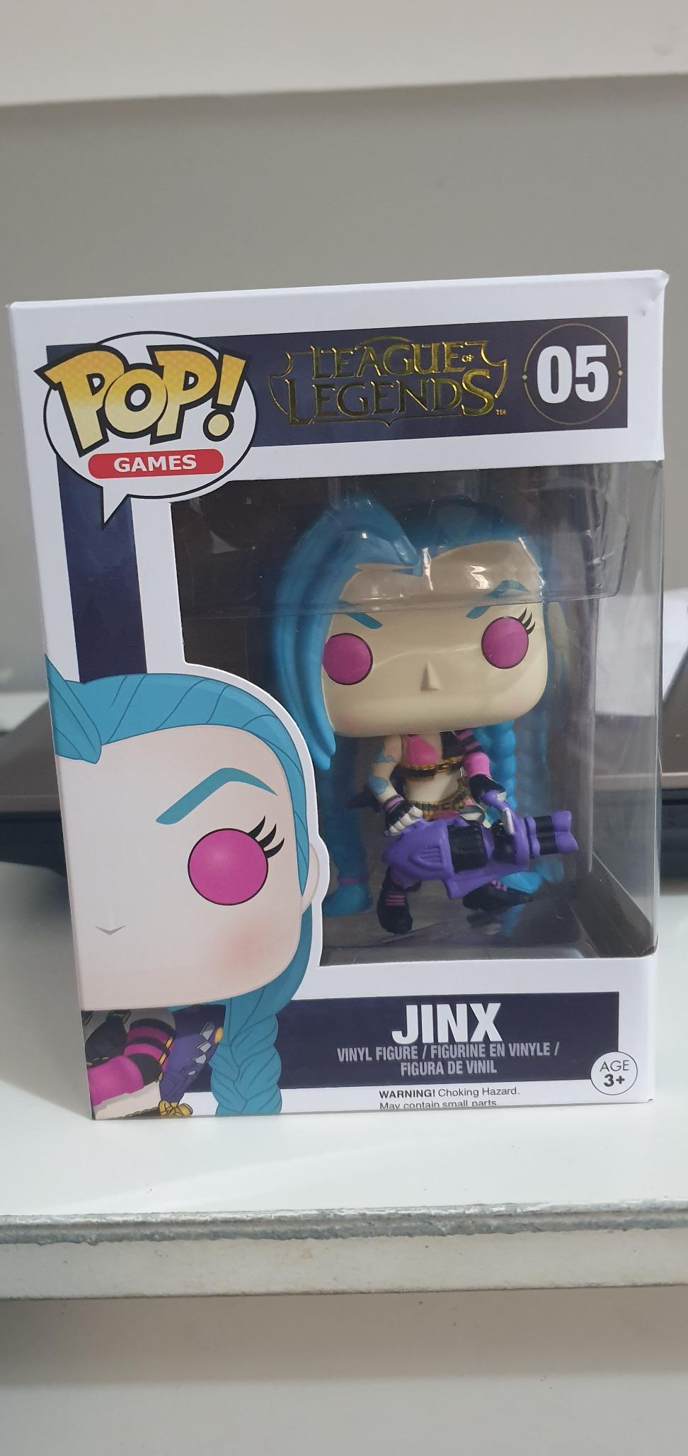 Amazon.com: Funko League of Legends Jinx Pop Vinyl Figure, 3 years ...
