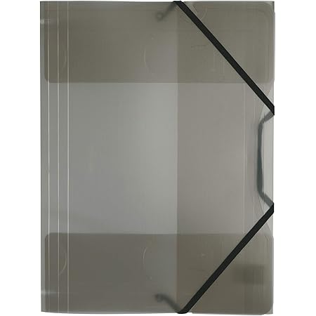 Sammelmappe - Gummizugmappe aus Kunststoff, DIN A3 anthrazit ...