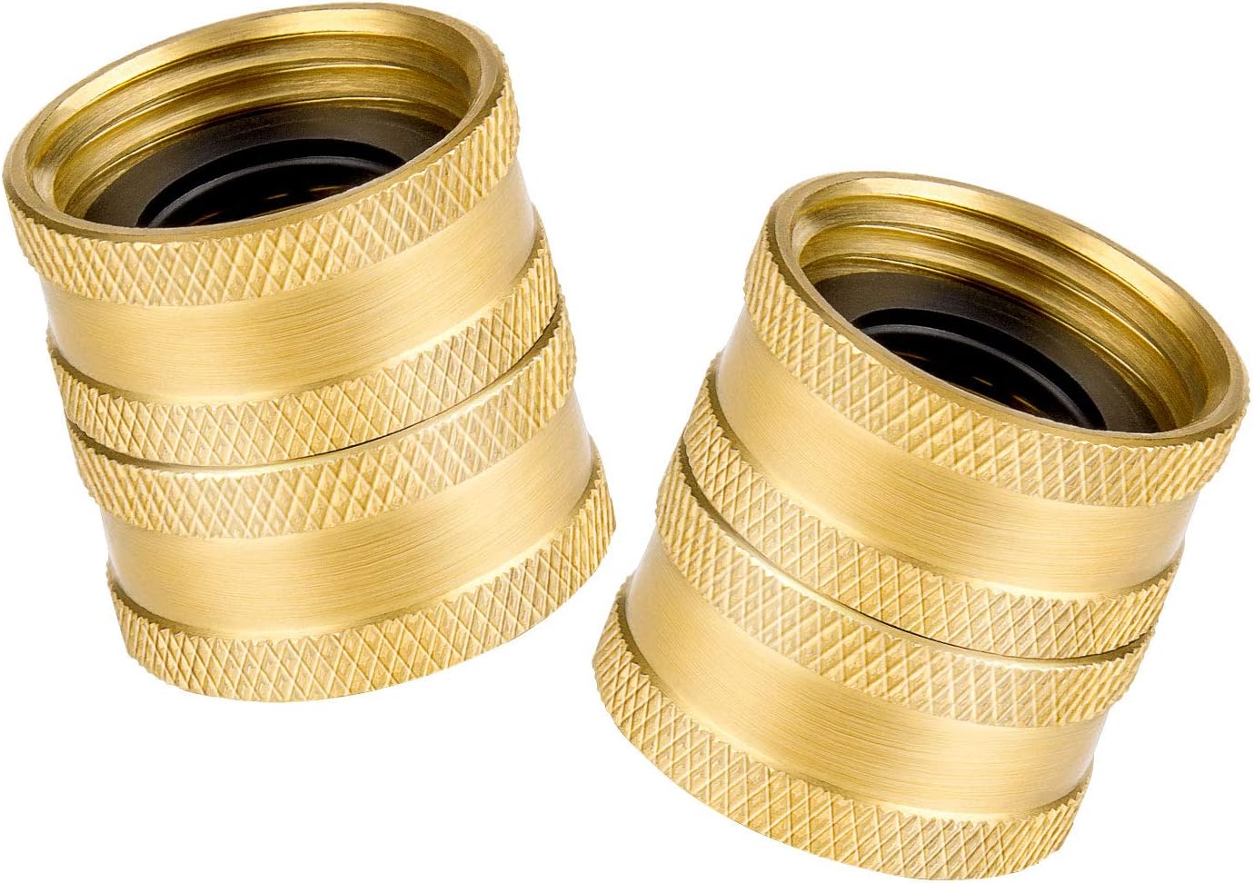 Amazon.com : 2 Pack 3/4 Inch Garden Hose Adapter and 4 Pcs Washers ...