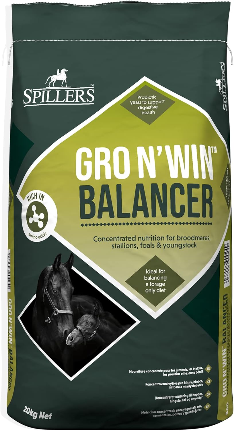 SPILLERS Gro N’ Win Balancer Horse Feed 20KG - Provides Balanced Diet ...