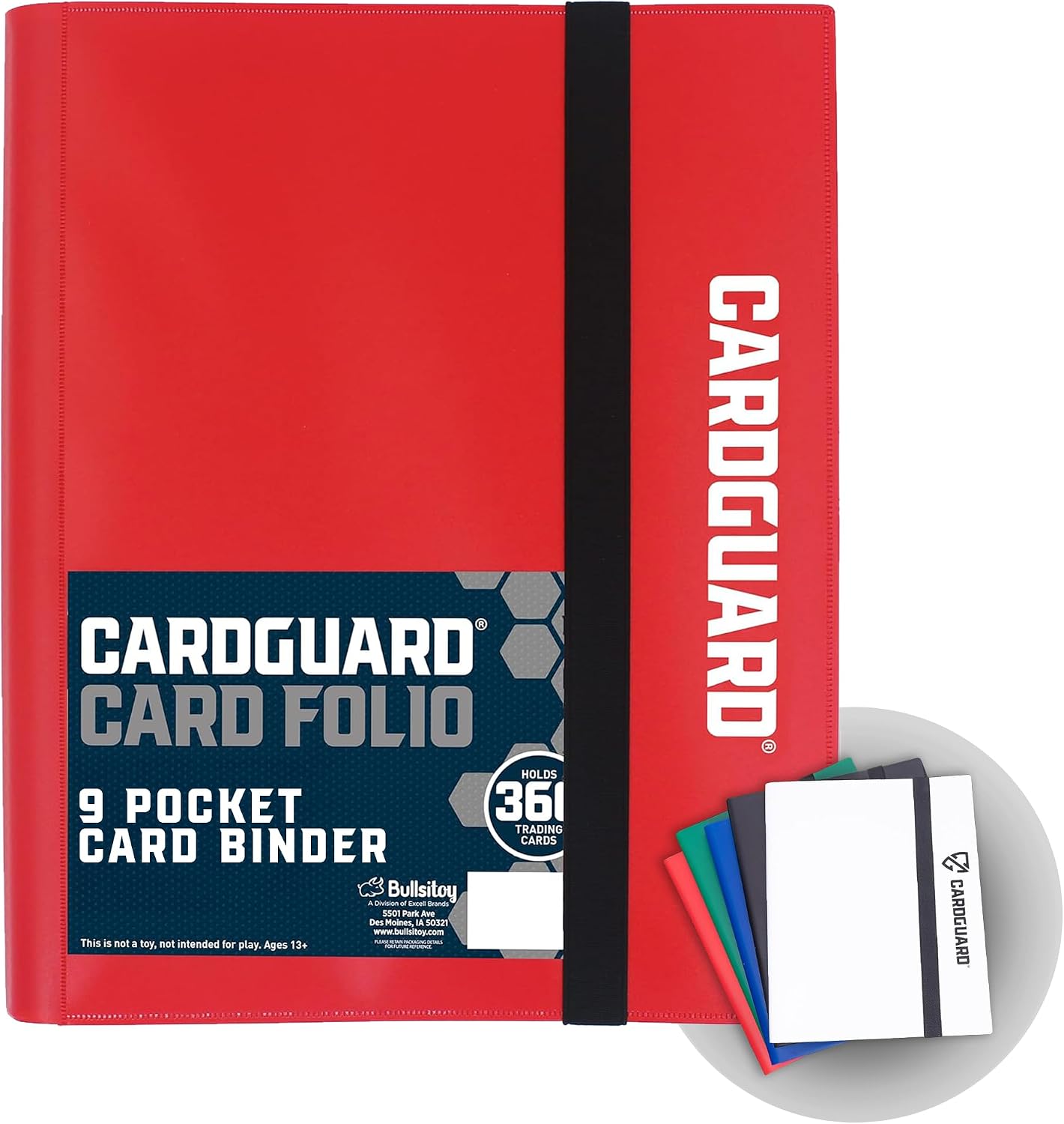 Amazon.com: CardGuard Trading Card Binder Pro-Folio – 9 Pocket Binder ...