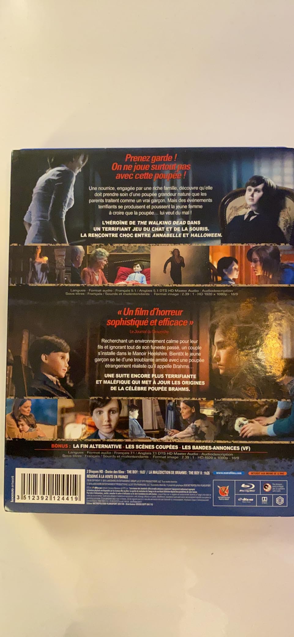 Amazon.fr - COFFRET THE BOY - LES 2 FILMS - BLU-RAY - Lauren Cohan ...