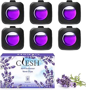 Amazon.com: Lavender Embrace Air Fresheners, 6 Pack - Long Lasting Car ...