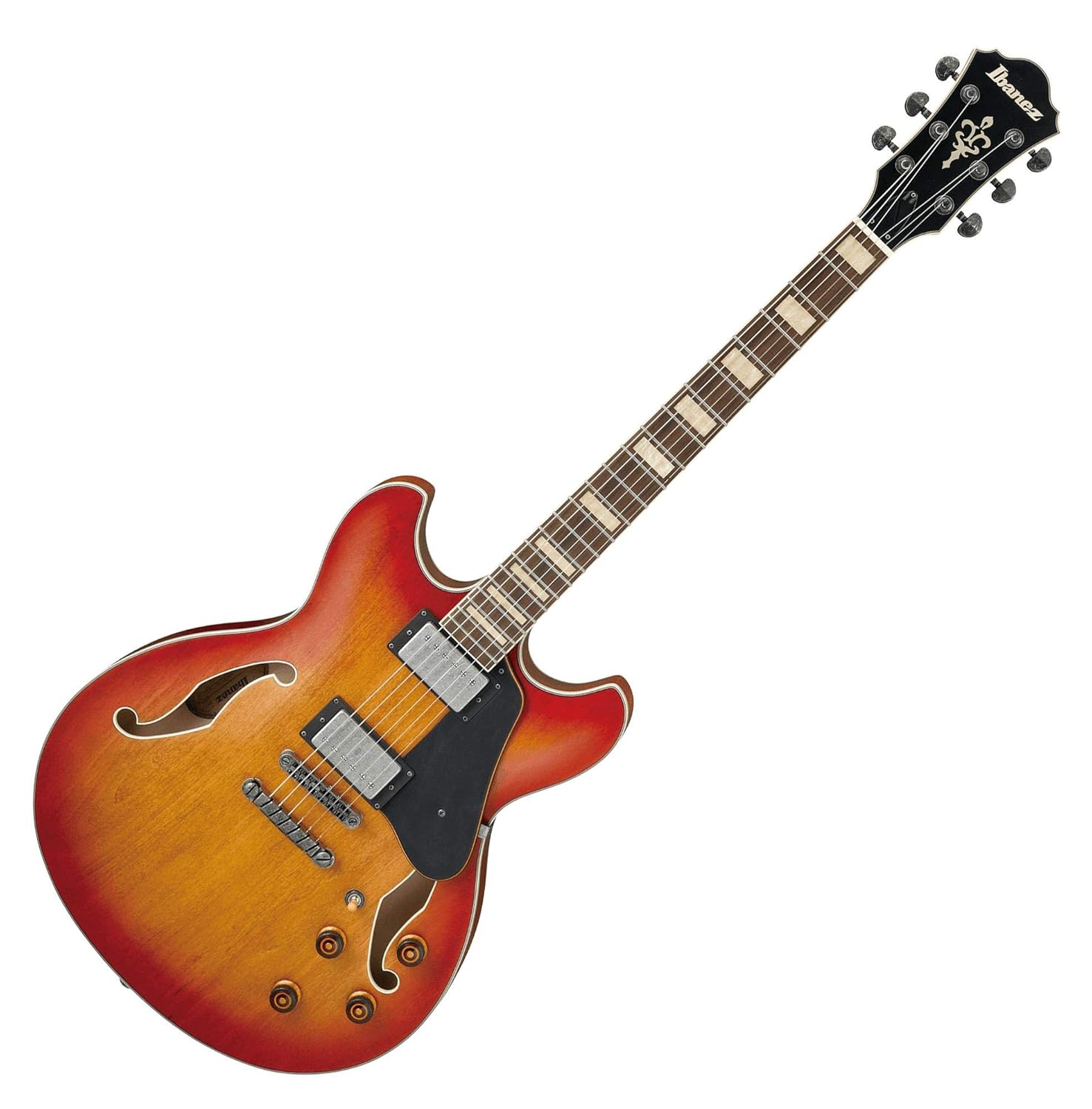 Ibanez ASV73-VAL Vintage Amber Burst Low Gloss, Electric Guitar ...