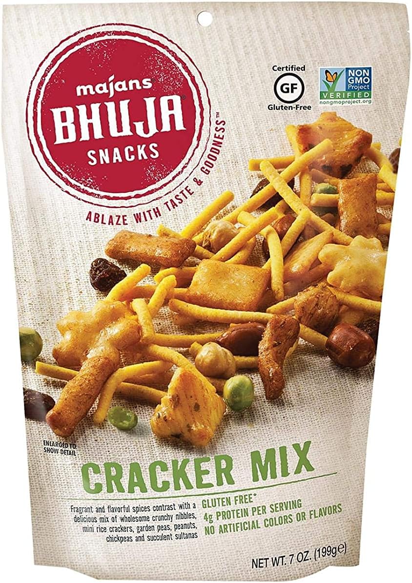 Amazon.com : Bhuja Original Mix, 7-ounce Bags (Pack of 6) : Trail Mixes ...