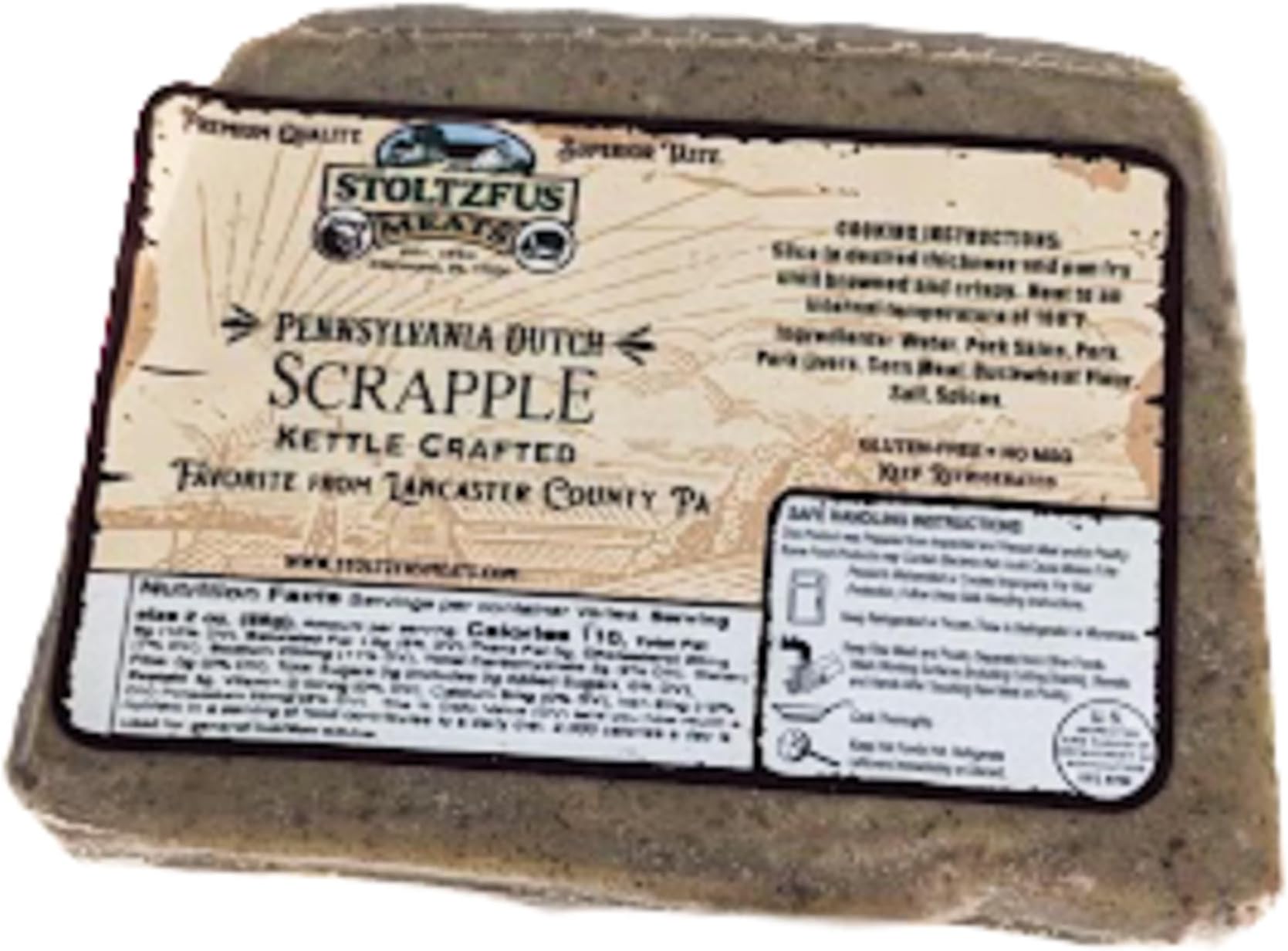 Amazon.com: Generic Stoltzfus Meats Pennsylvania Dutch Scrapple 1lb ...