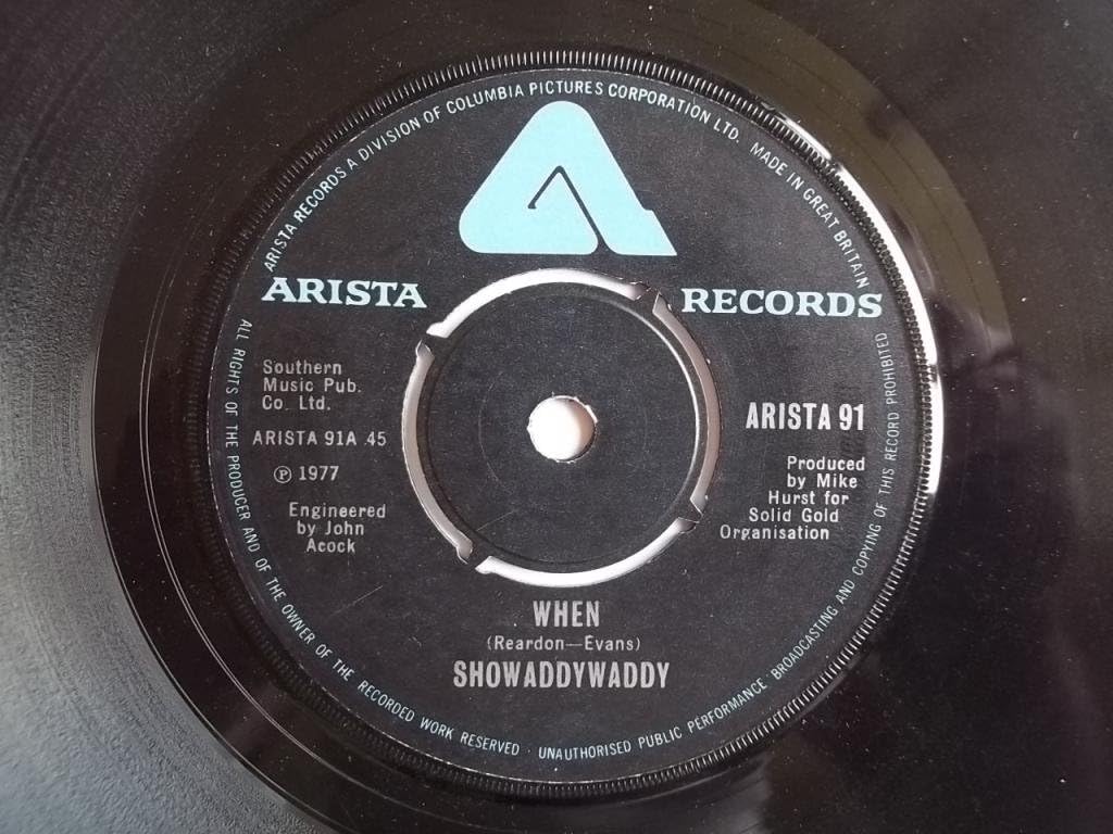 When - Showaddywaddy 7" 45: Amazon.co.uk: CDs & Vinyl