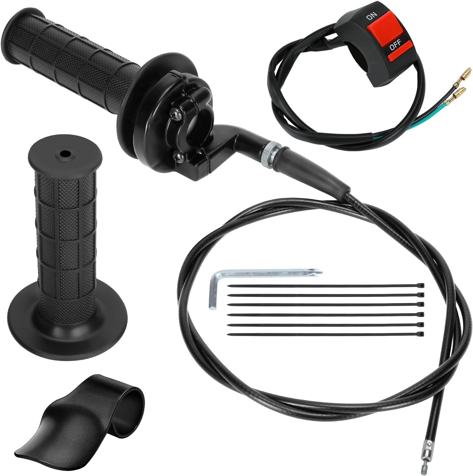 Amazon.com: MRELC Mini Bike Throttle Cable Assembly Kit fit for Coleman ...