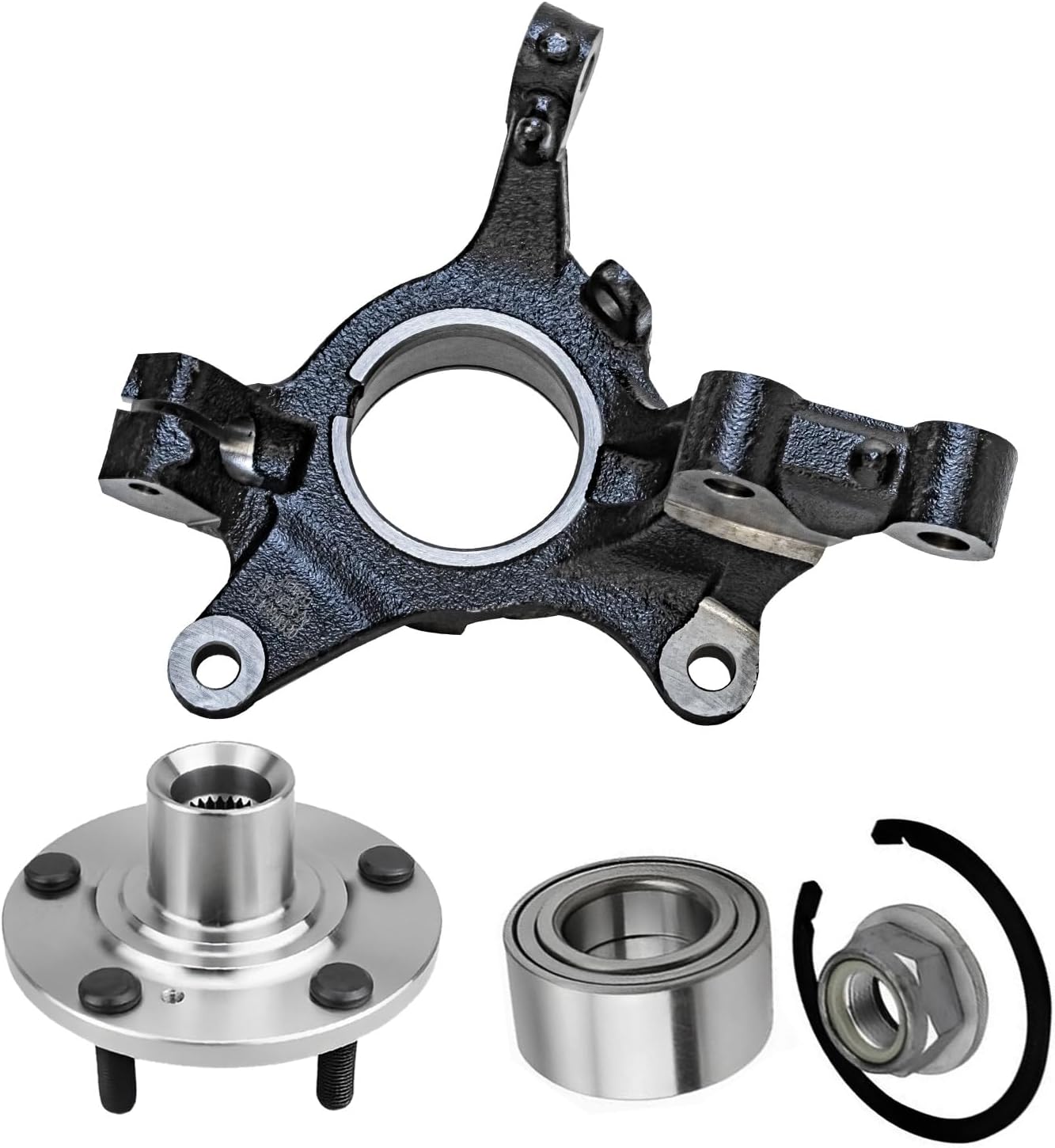 Amazon.com: Detroit Axle - Front Right Steering Knuckle Wheel Bearing ...