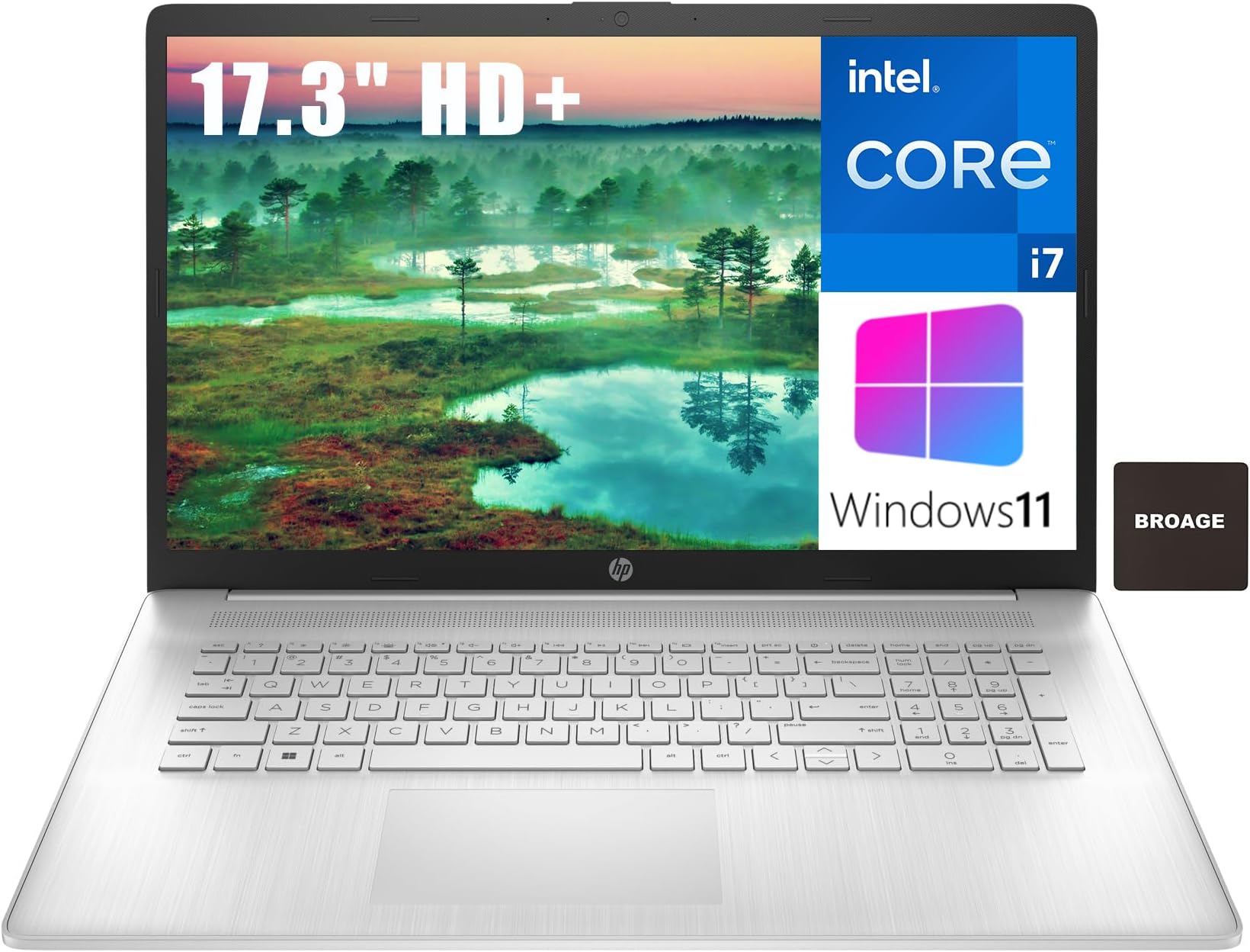 Amazon.com: HP 17 Laptop, 17.3" HD+ Touchscreen Display, 12th Gen Intel ...