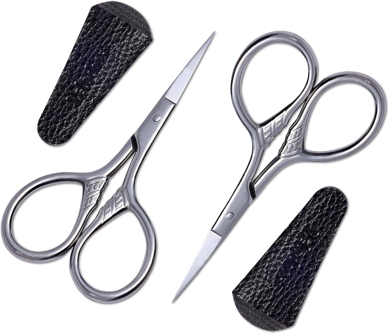 Amazon.com: 2 Pcs Eyebrow Scissors for Women, Small Precision Scissors ...