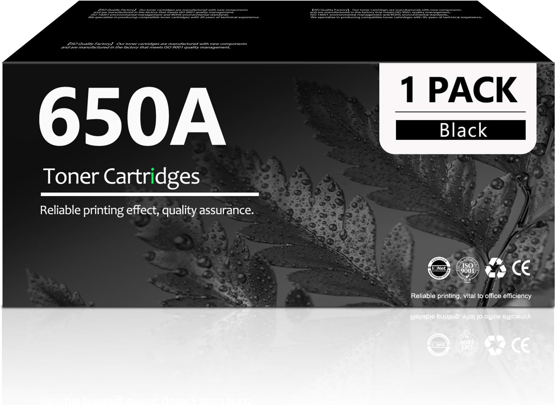 Amazon.com: HP 650A Black Toner Cartridge | Works with HP Color ...
