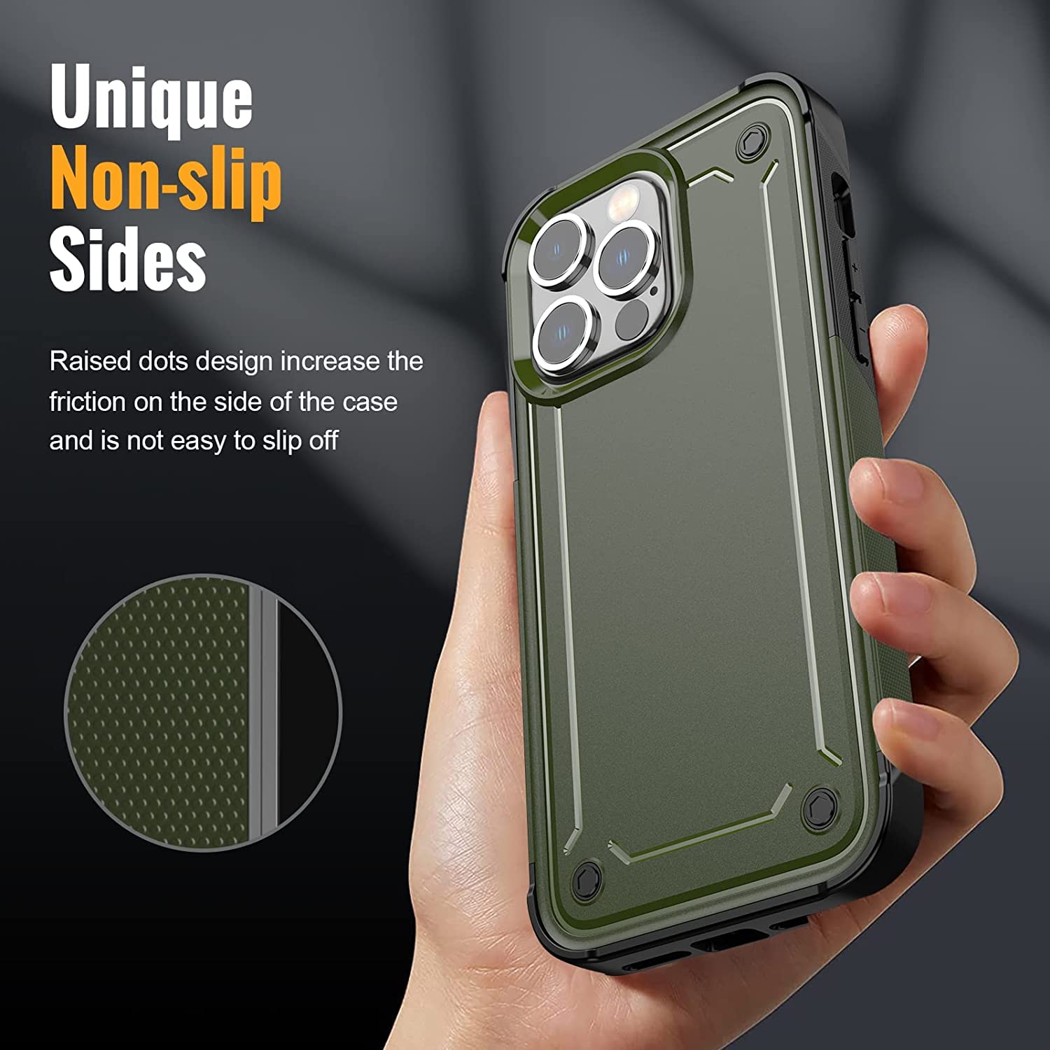 Oterkin for iPhone 14 Pro Max Case, iPhone 14 Pro Max Phone Case with [2 Pcs 9H Screen Protector ...