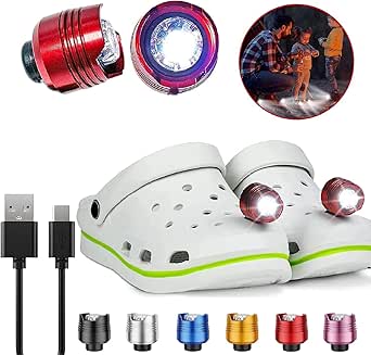 Headlights for Croc 2pcs,Flashlights Attachment for Croc,Light Up ...