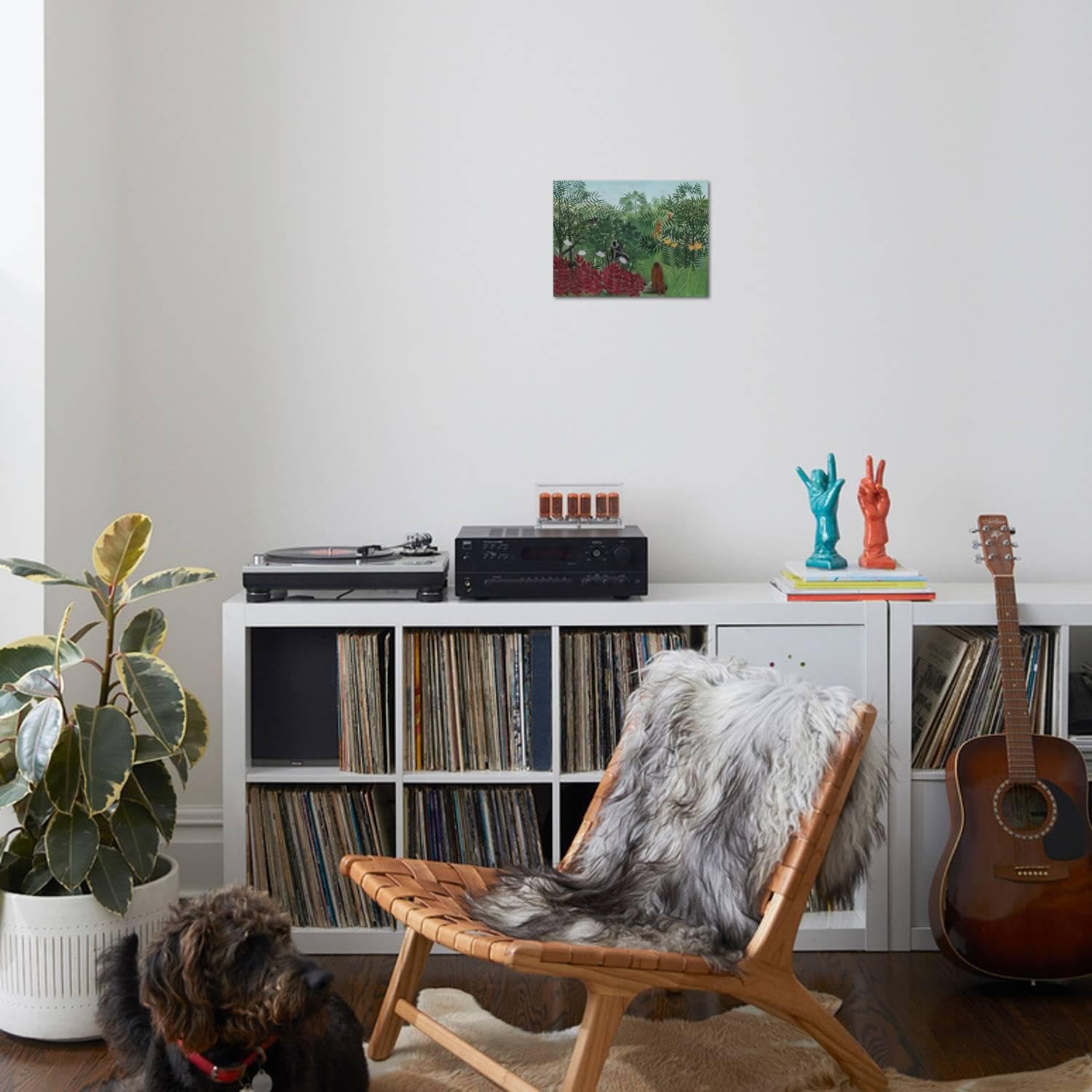 Henri Rousseau Tropical Forest With Monkeys