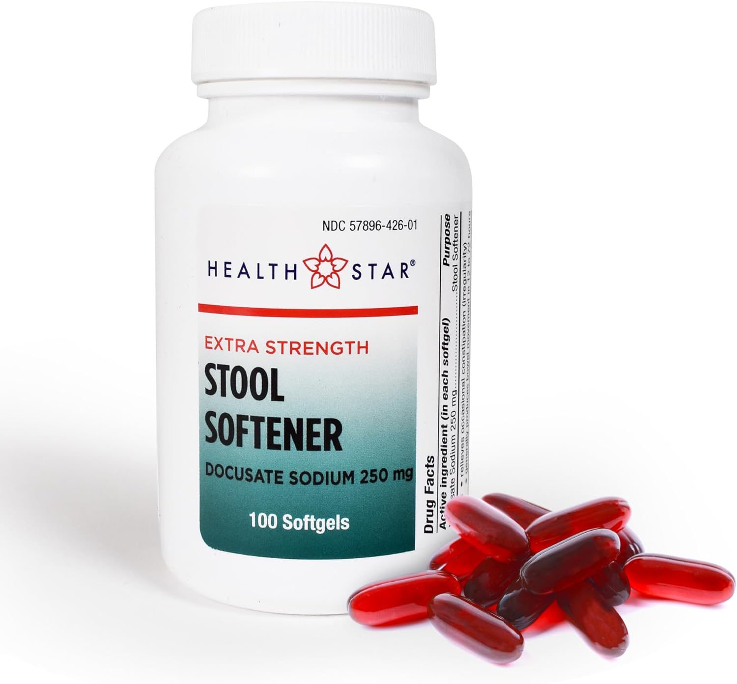 Amazon.com: Health Star Extra-Strength Stool Softener Docusate Sodium ...