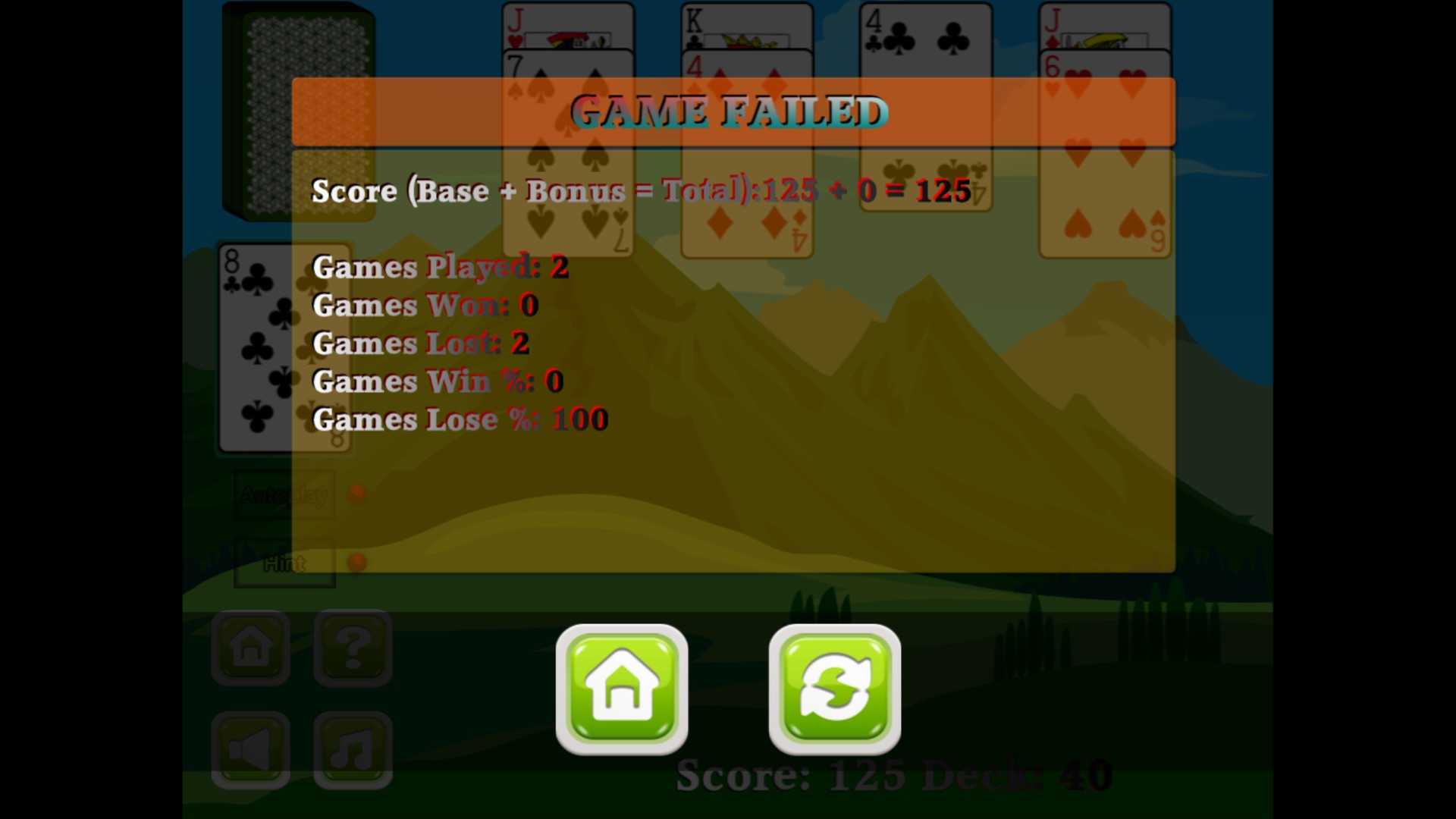 Aces Up Solitaire card game - App on Amazon Appstore