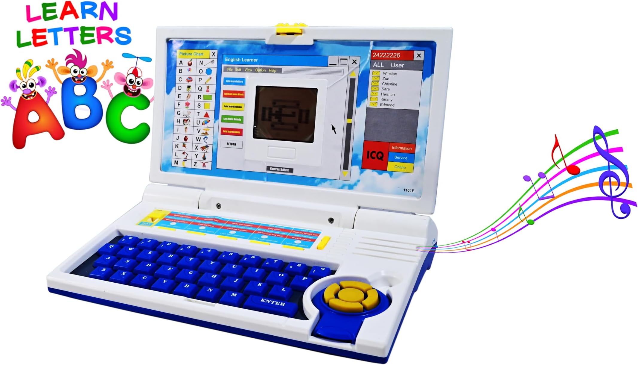 AMAFLIP 20 Function Battery Operated Plastic Baby Educational Learning ...