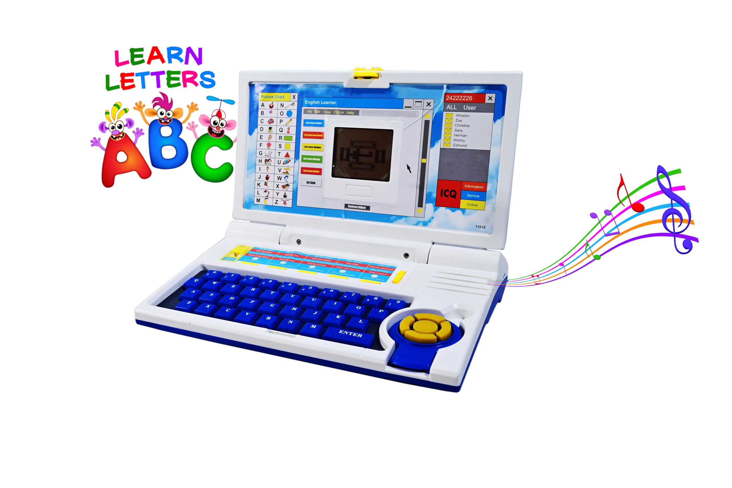 AMAFLIP 20 Function Battery Operated Plastic Baby Educational Learning ...