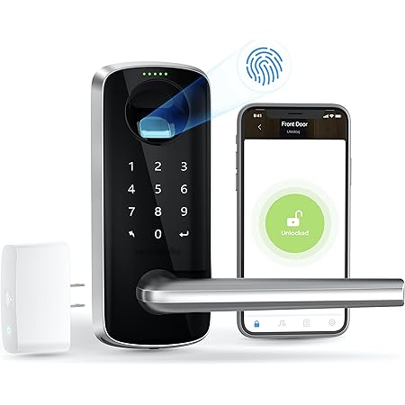 Amazon.com: LOCKLY PGD628FSN Secure Plus Latch - Smart Door Lock with ...