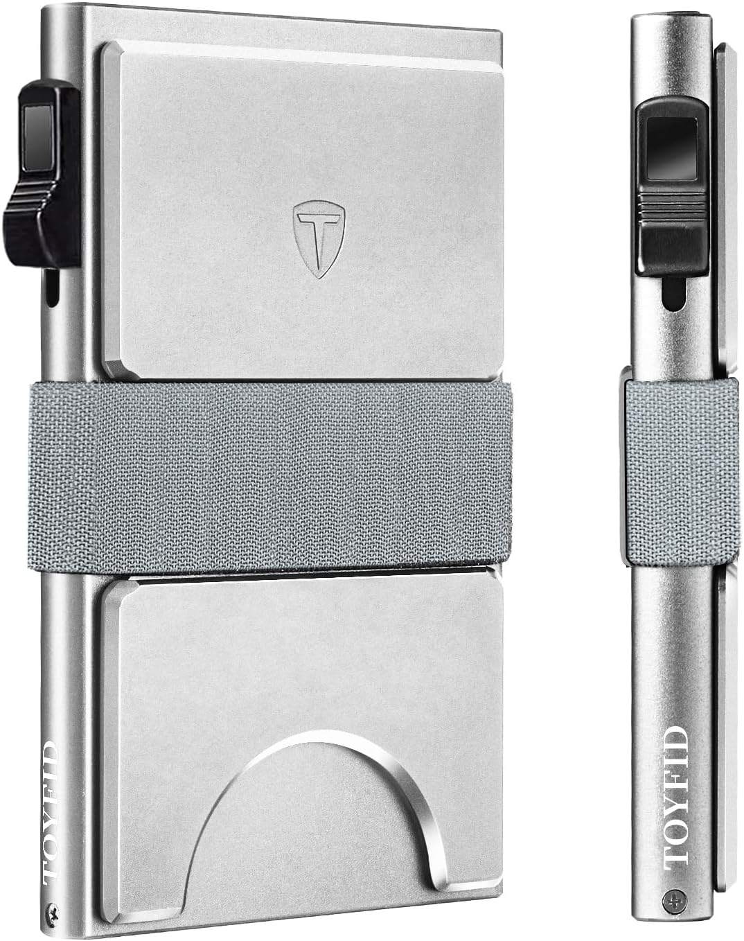 Amazon.com: TOYFID Slim Wallet for Men, Minimalist Pop Up Wallet, Metal ...
