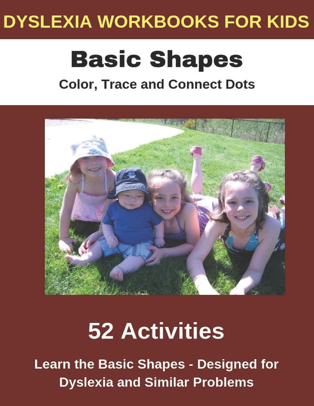 Buy Dyslexia Workbooks for Kids - Basic Shapes - Color, Trace and ...